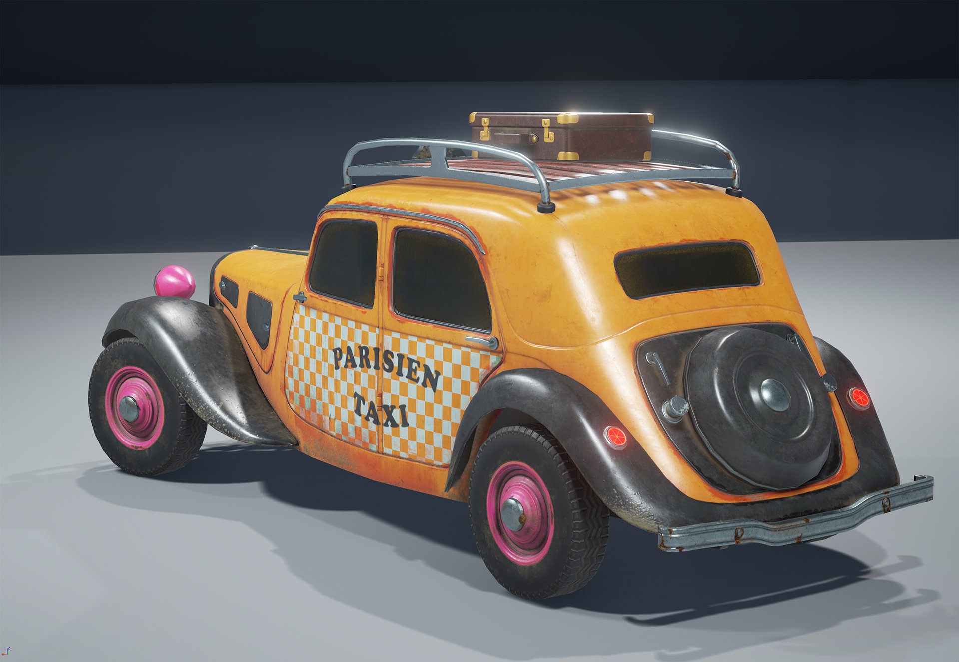 ArtStation - citroen c11, Kamil Boruc
