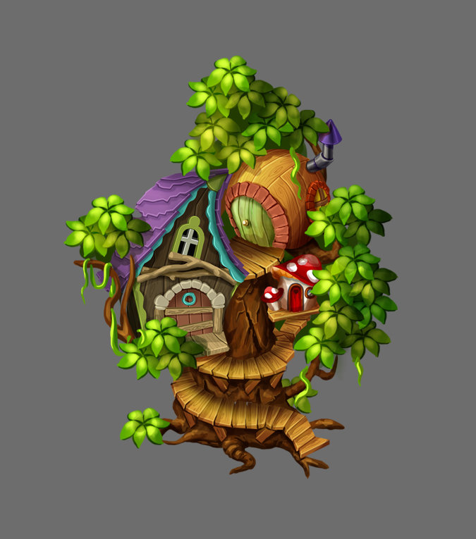 ArtStation - tree_house
