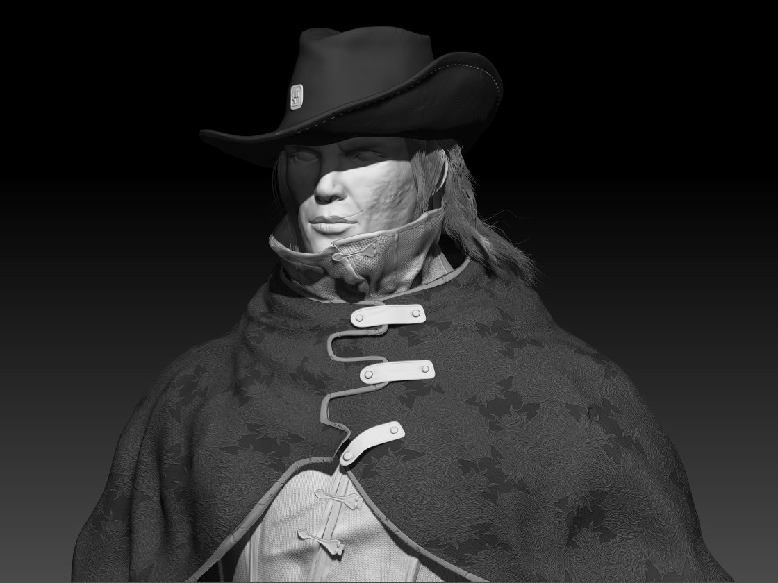 ArtStation - Fallen Hunter Sculpt