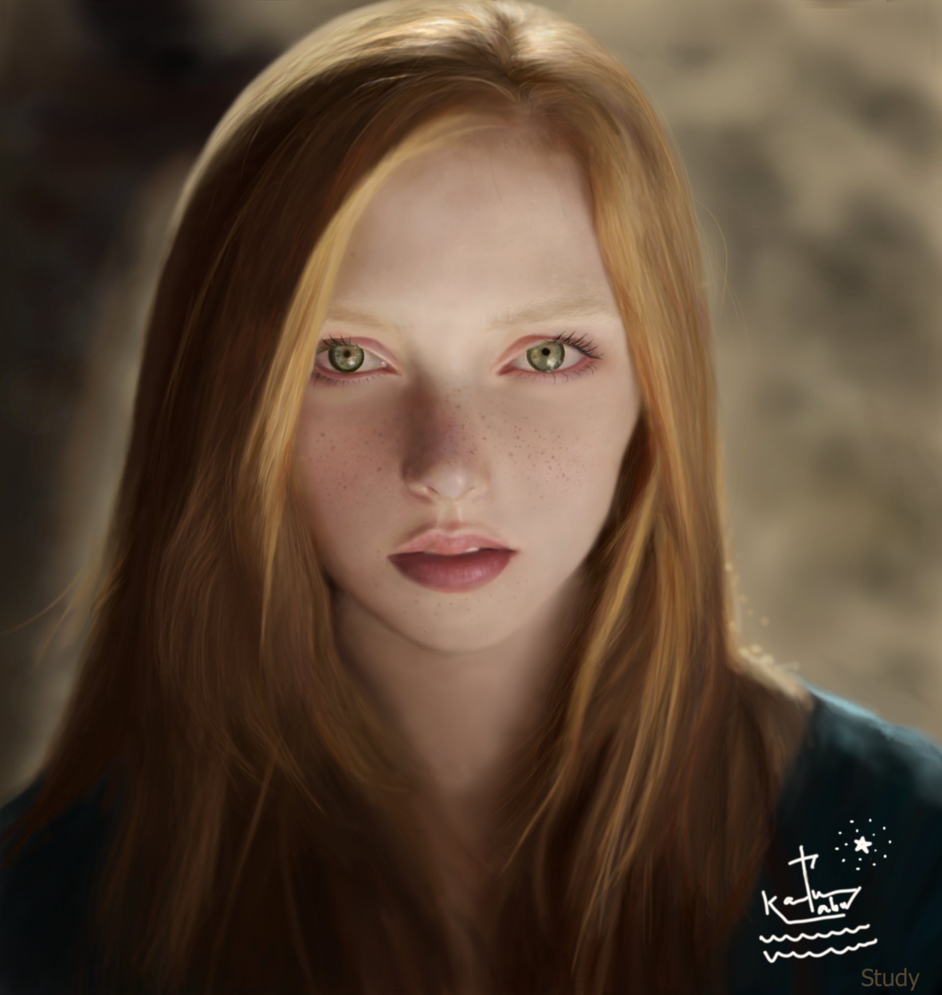 Katu Tabu - Portrait painting