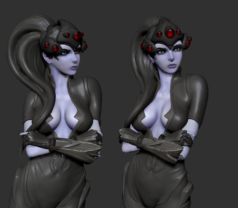 ArtStation - Widowmaker OverWatch fan art