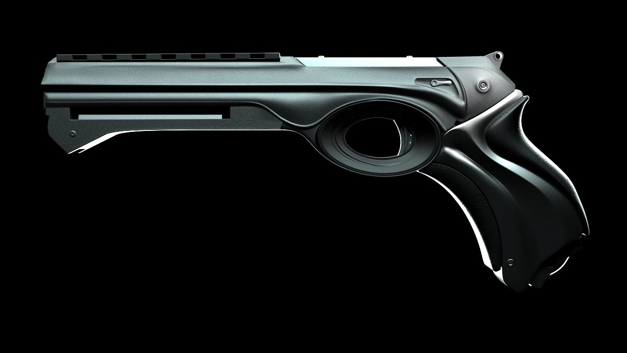 futuristic gun