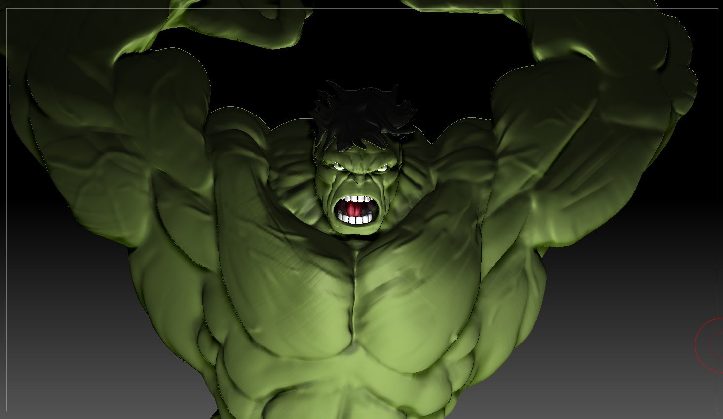 ArtStation - "im always angry" - hulk model by Jorge Villar
