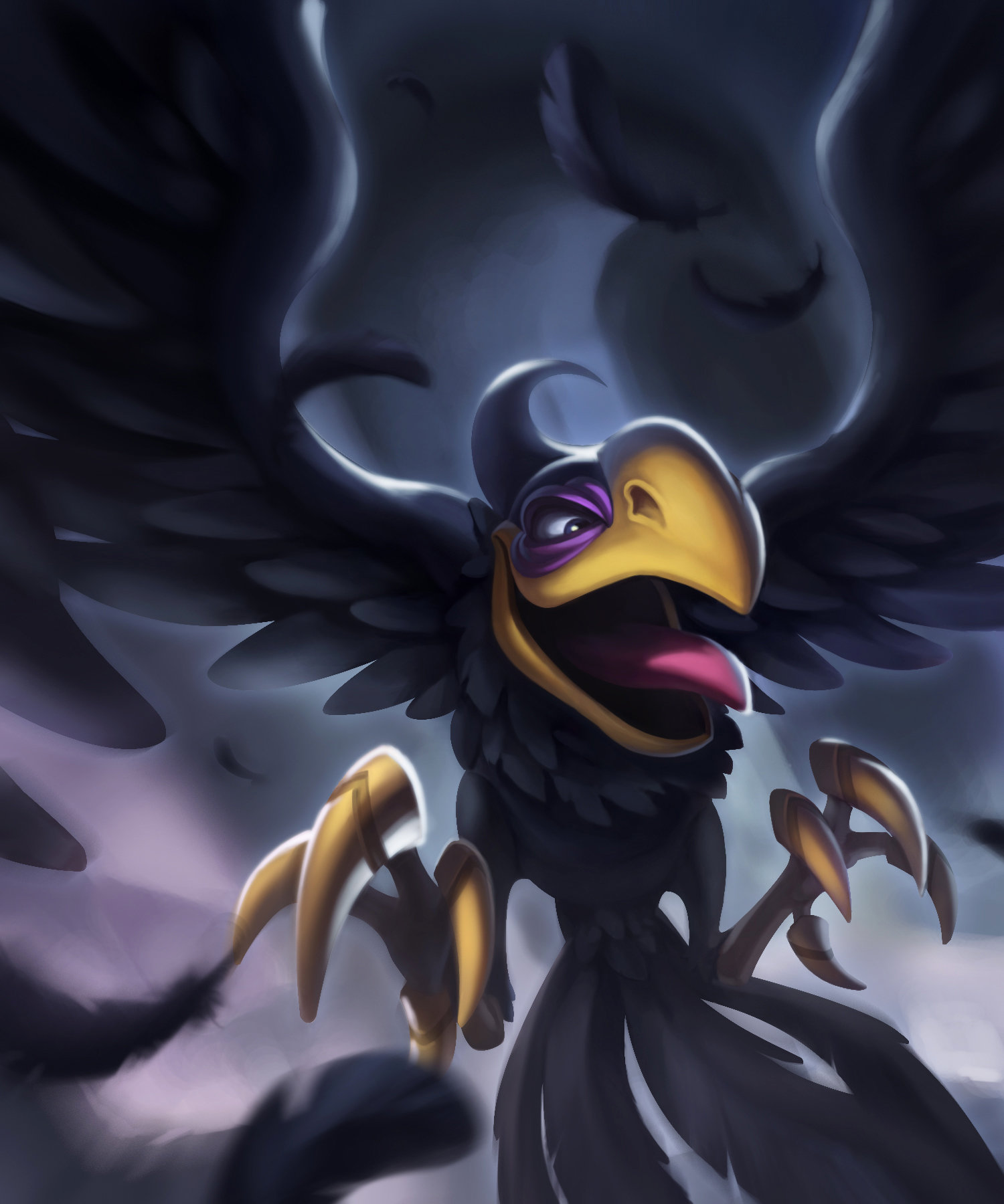 ArtStation - Diablo the raven in sleeping beauty