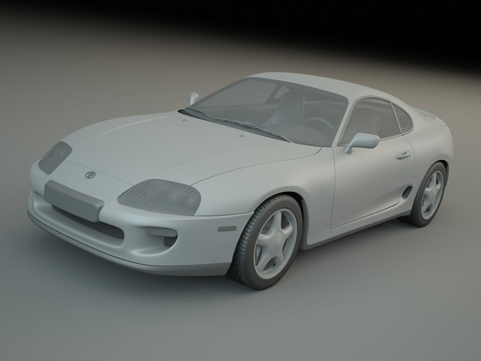ArtStation - Toyota Supra 1996
