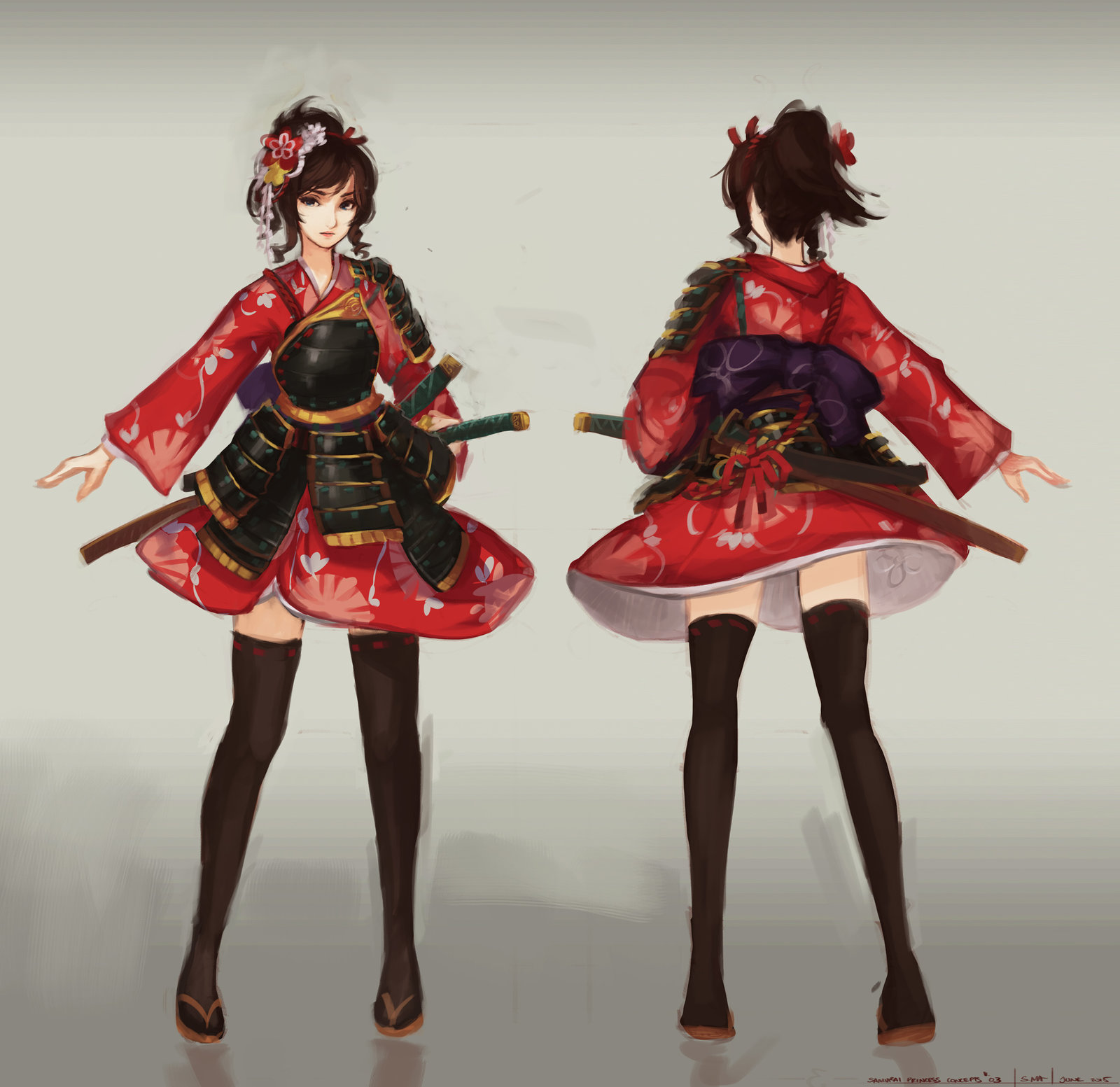 Saimon Ma - Samurai Girl