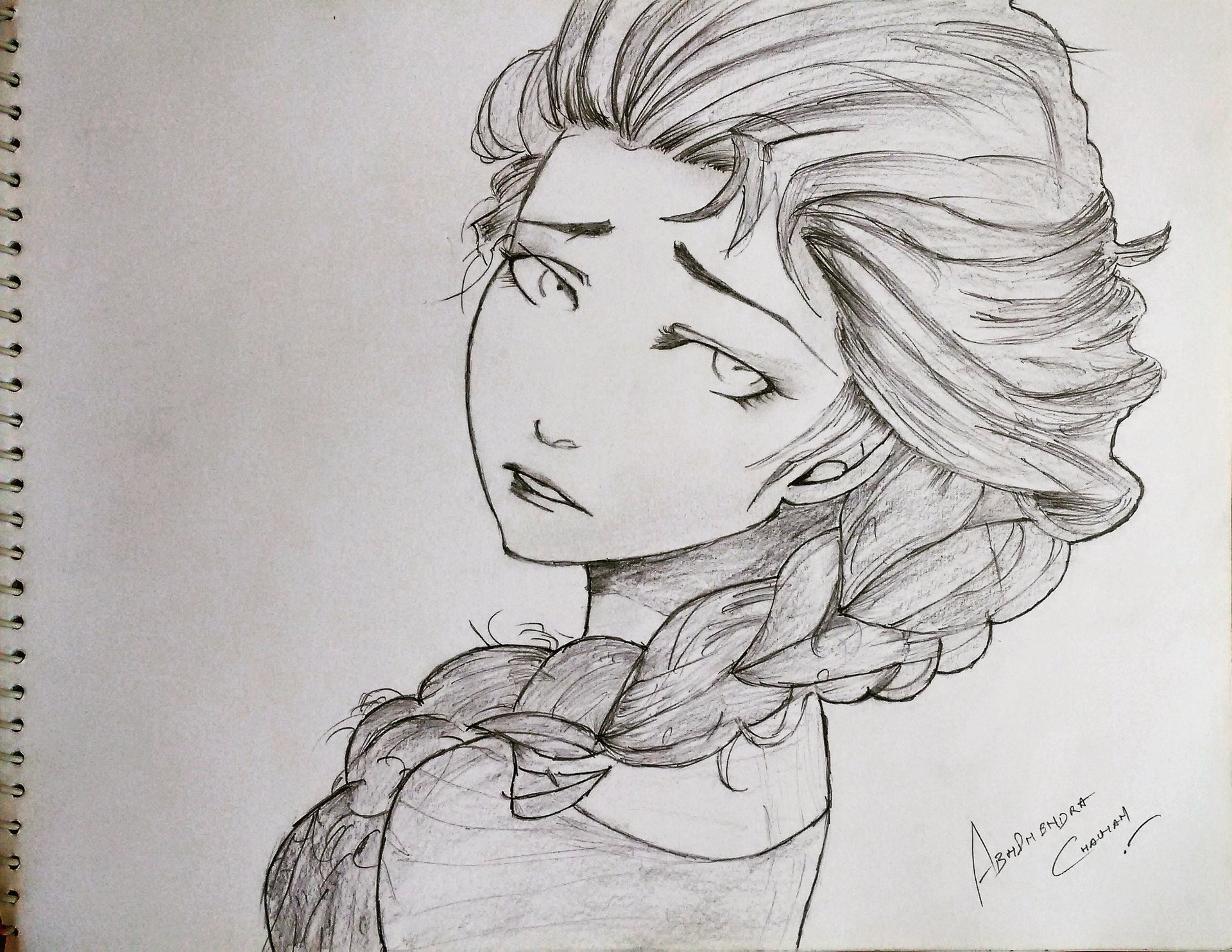how to draw disney princess elsa