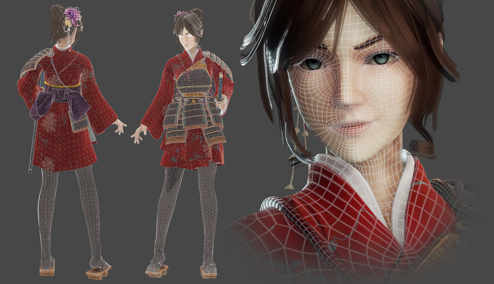 Saimon Ma - Samurai Girl