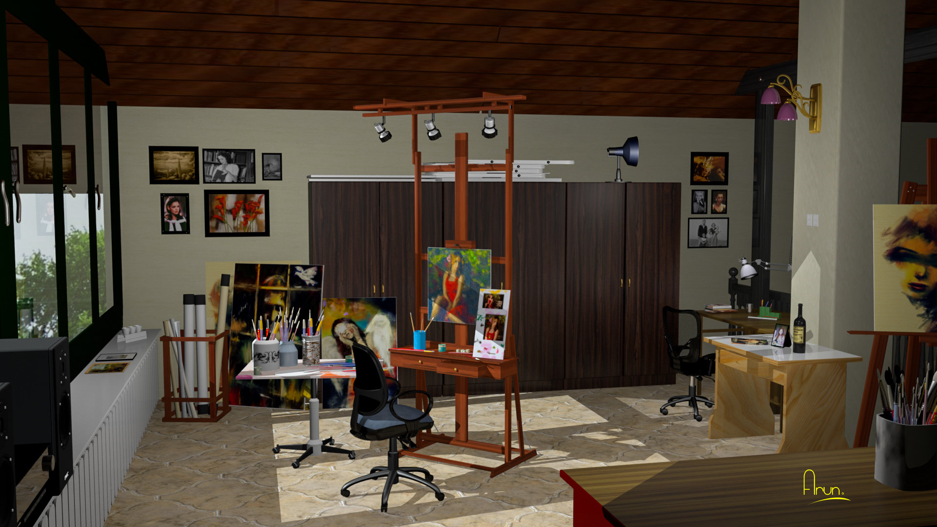 ArtStation - Artist's Room