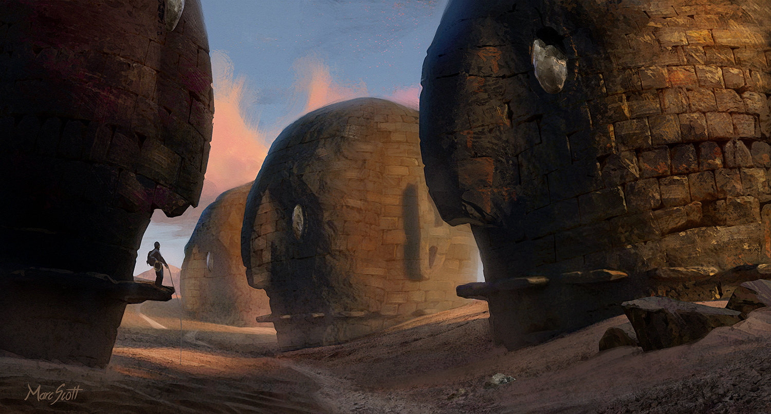 ArtStation - Stone Heads