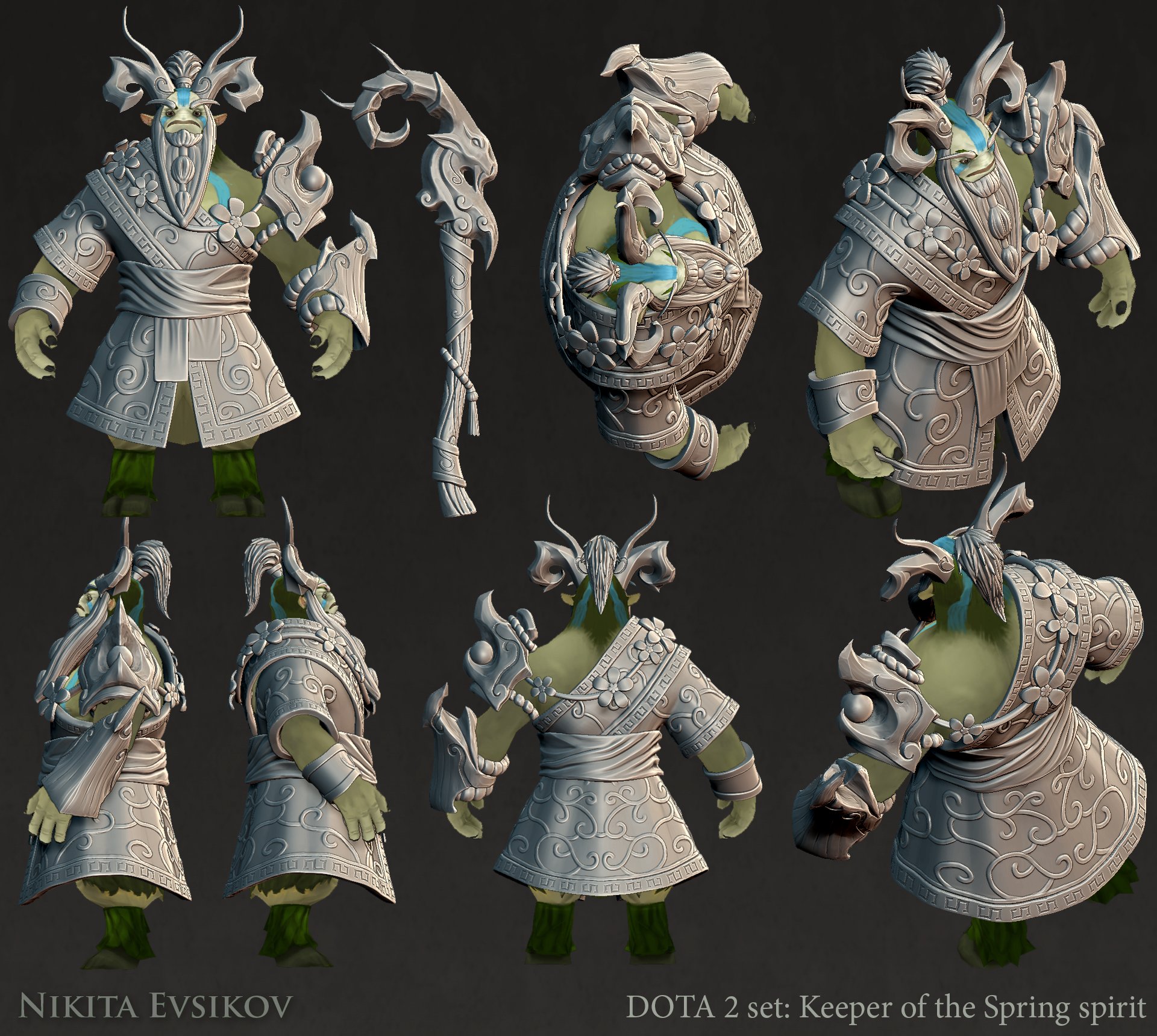 ArtStation - Keeper of the Spring spirit