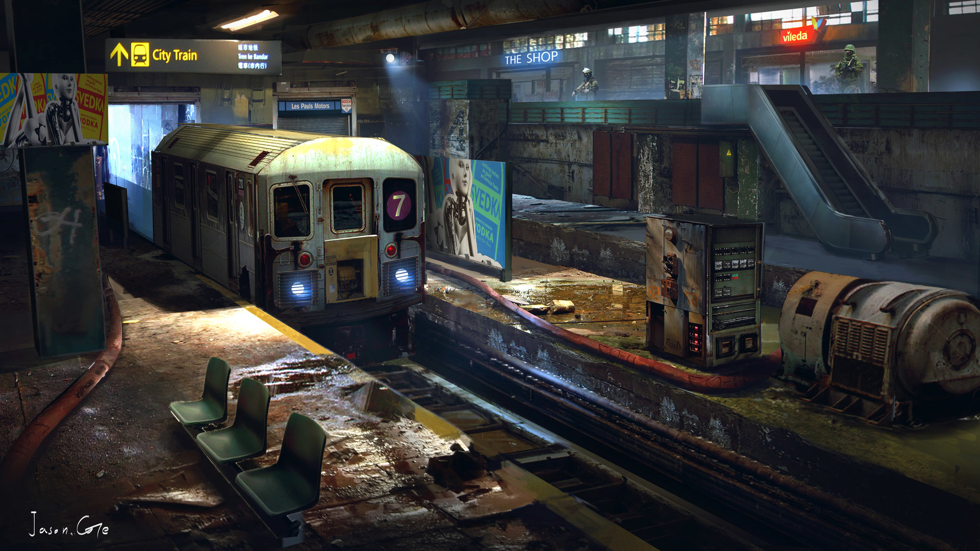ArtStation - Traffic stations