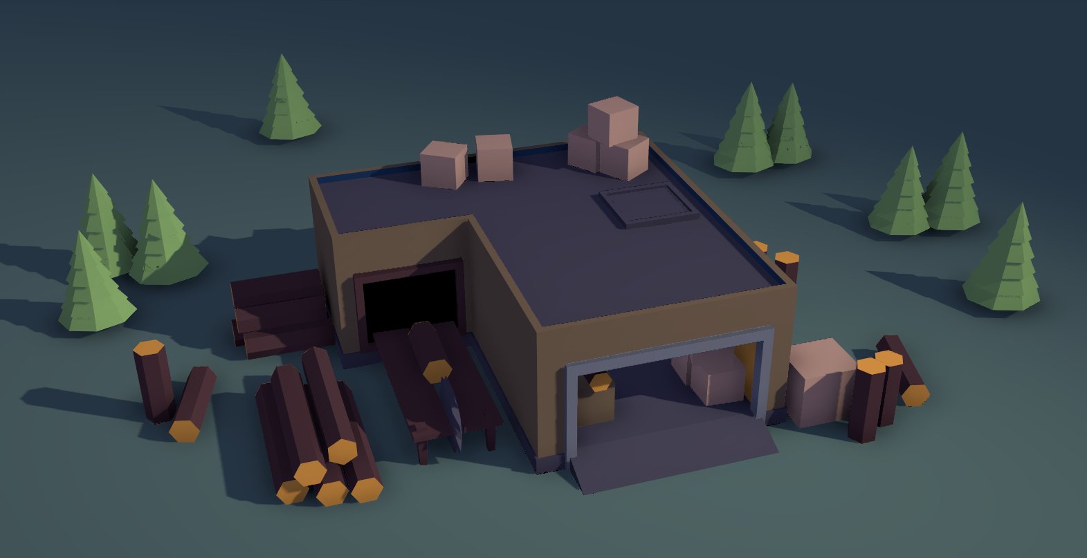 ArtStation - Lumber Mill