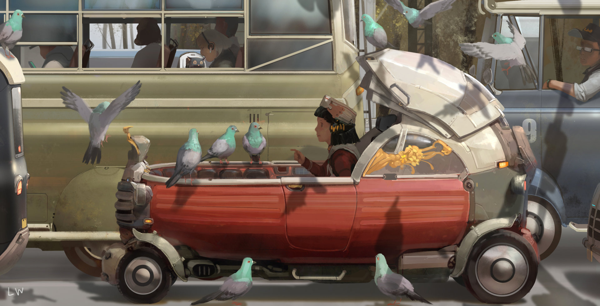 ArtStation - Traffic Jam