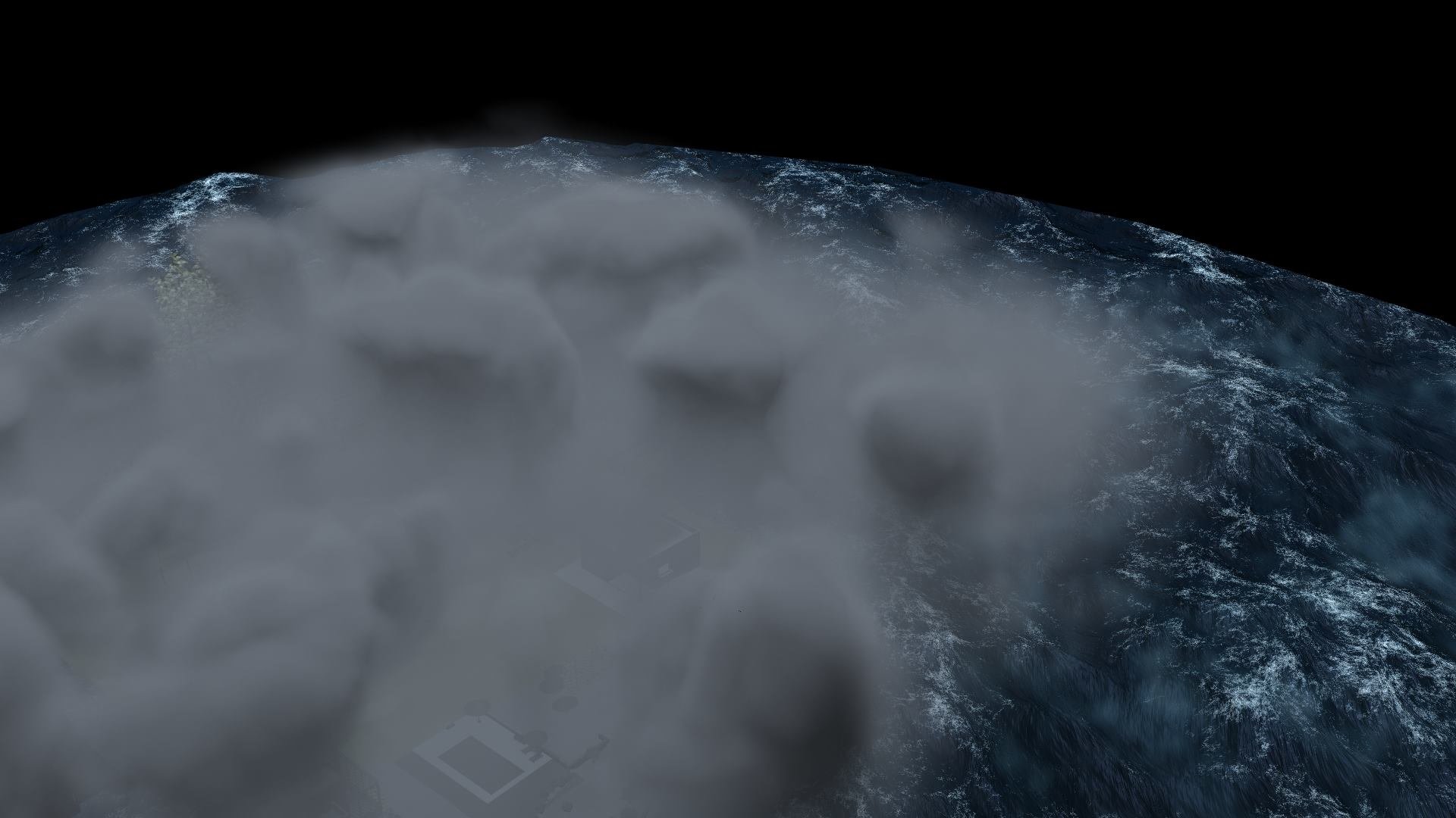 ArtStation - 3D Render - Giant storm and Clouds