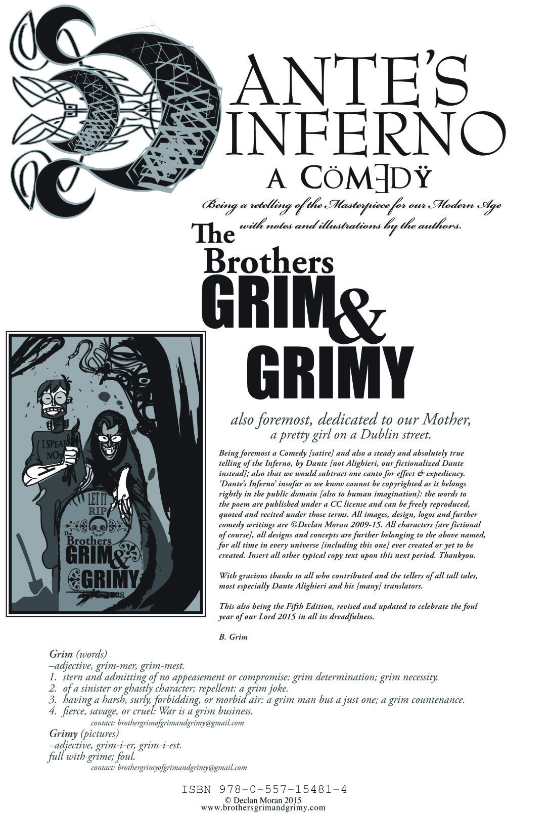 Declan Moran - Dante's Inferno: A Comedy - artworks from the Abyss