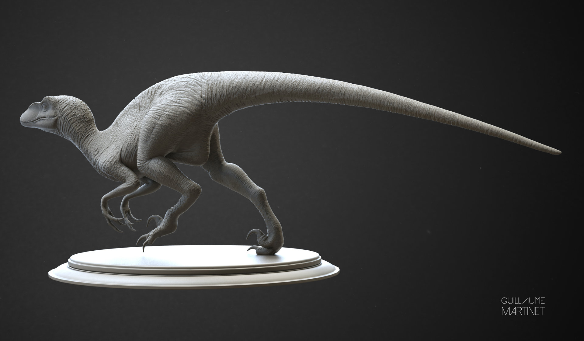 ArtStation - Raptor Clay Renders 02