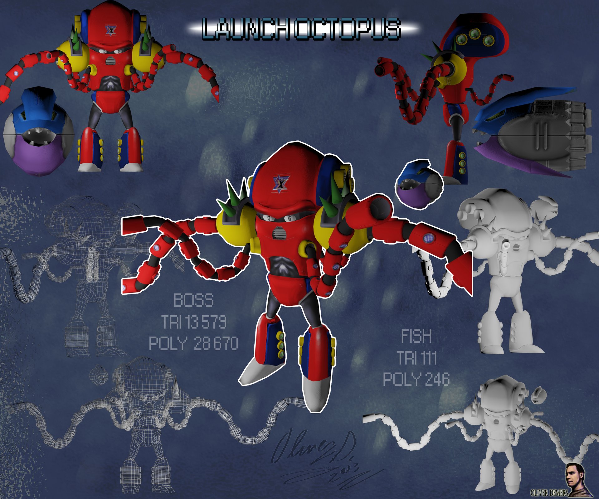 ArtStation - Launch Octopus 3D