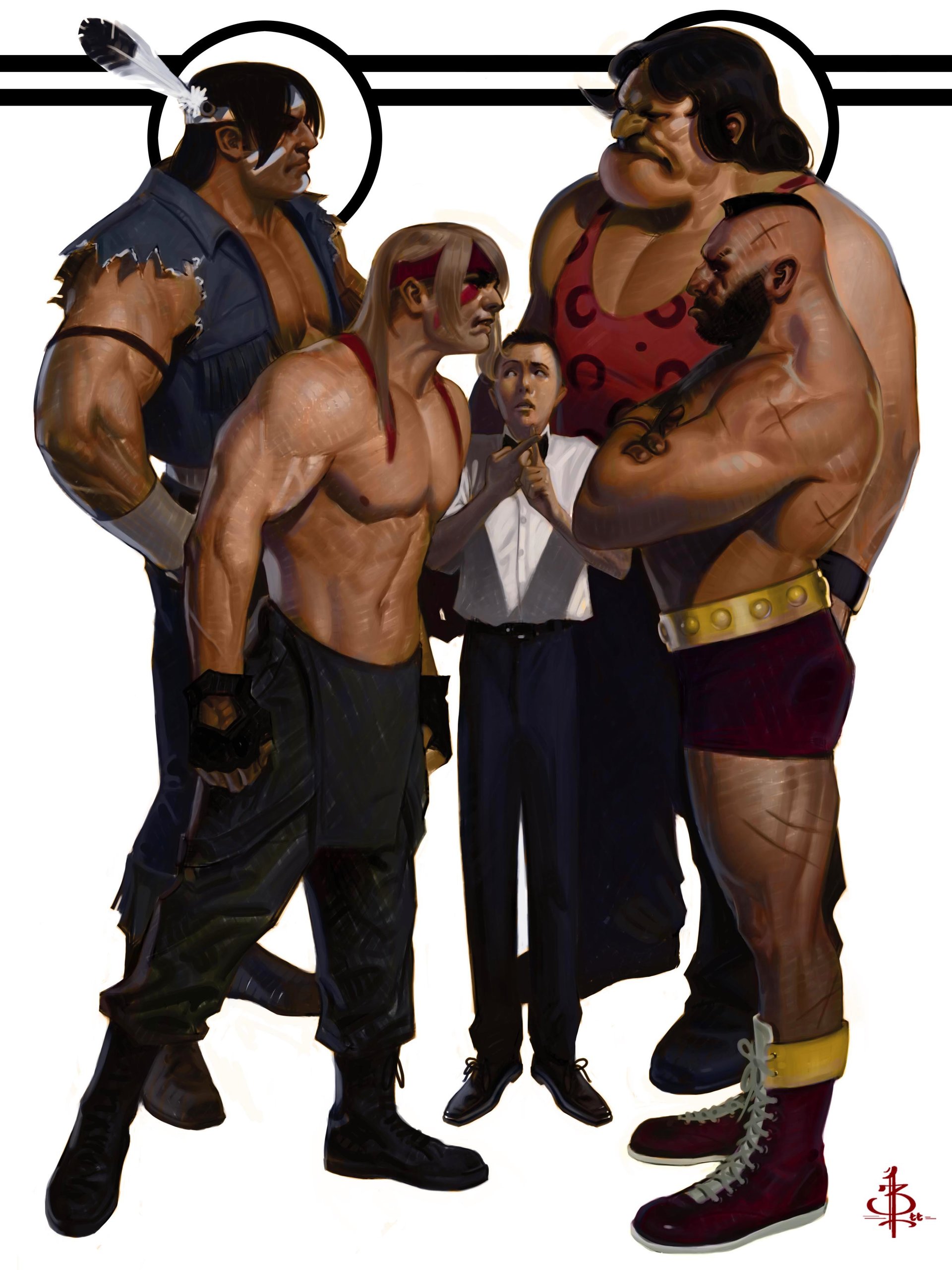 ArtStation - The Heavyweights( Participant of CGTrader Digital Art ...