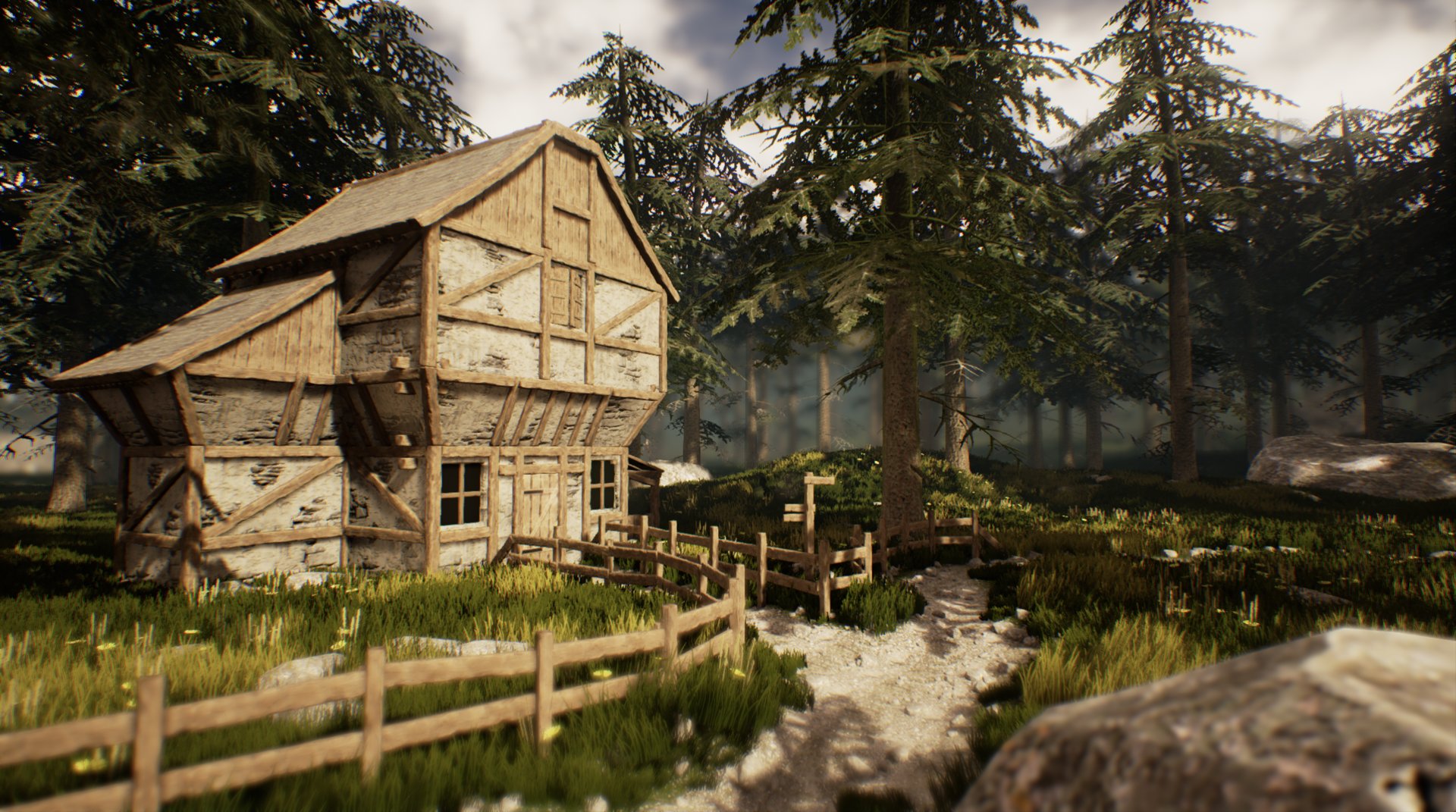 ArtStation - Fantasy Roadside Inn - UE4