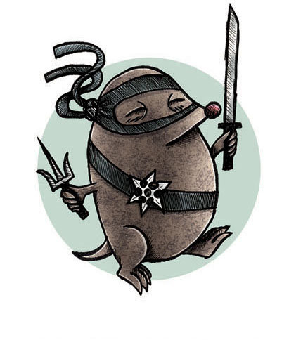 how to draw mole knight