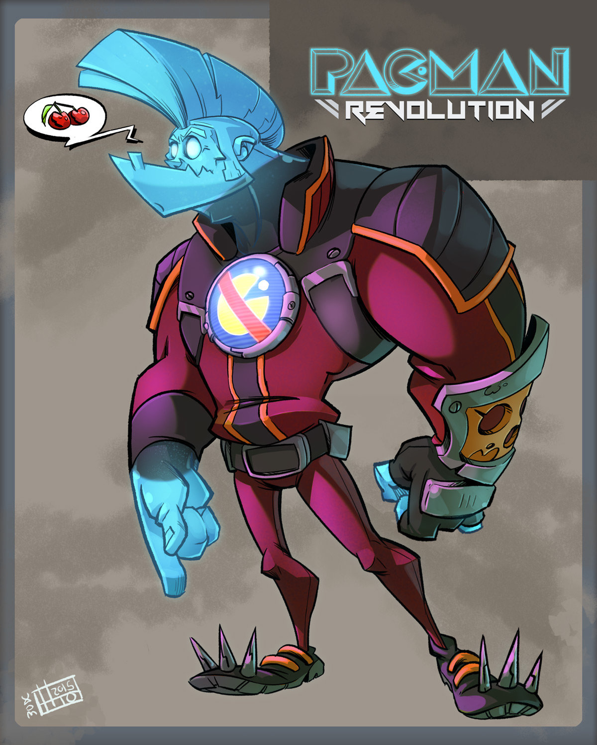 pac man ghosts redesign