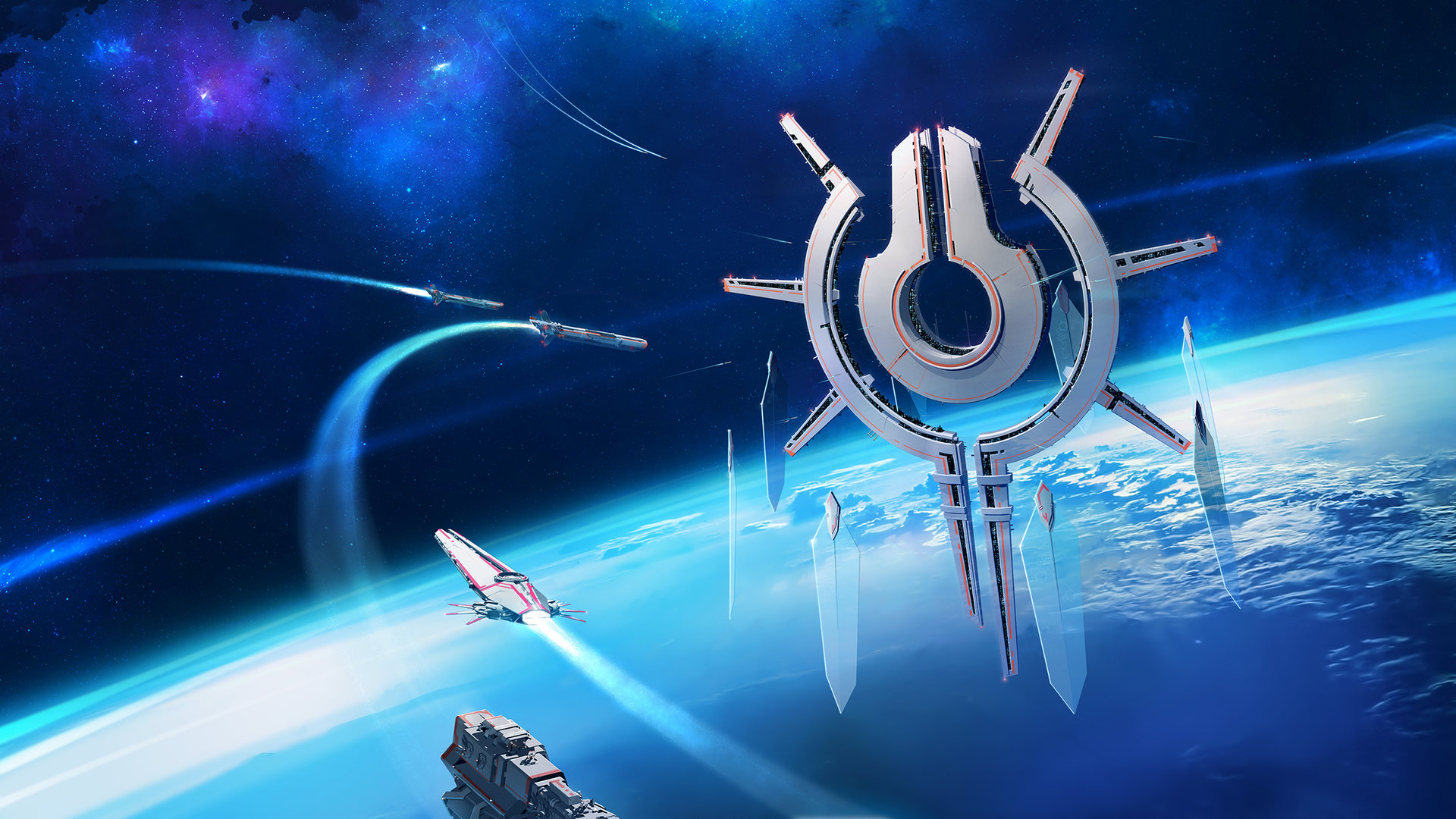 fantasy space stations