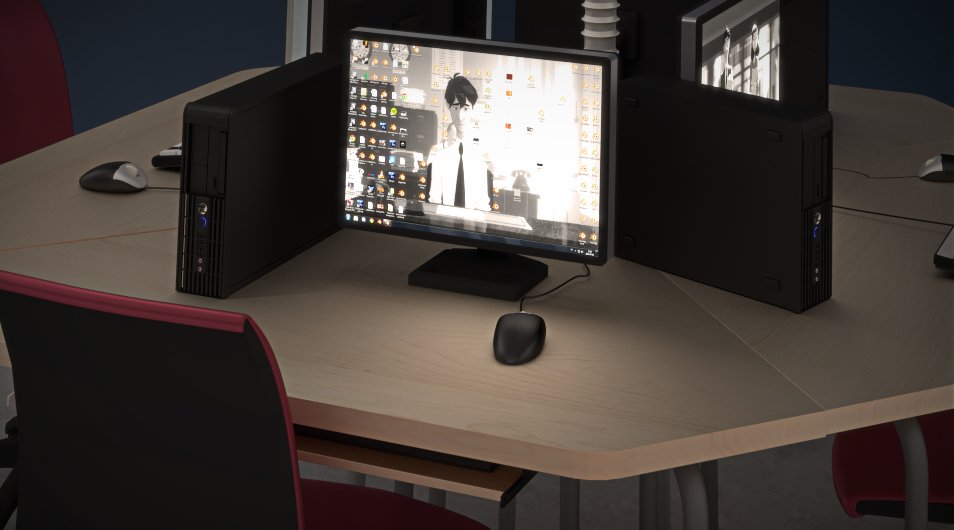 ArtStation - Classroom render