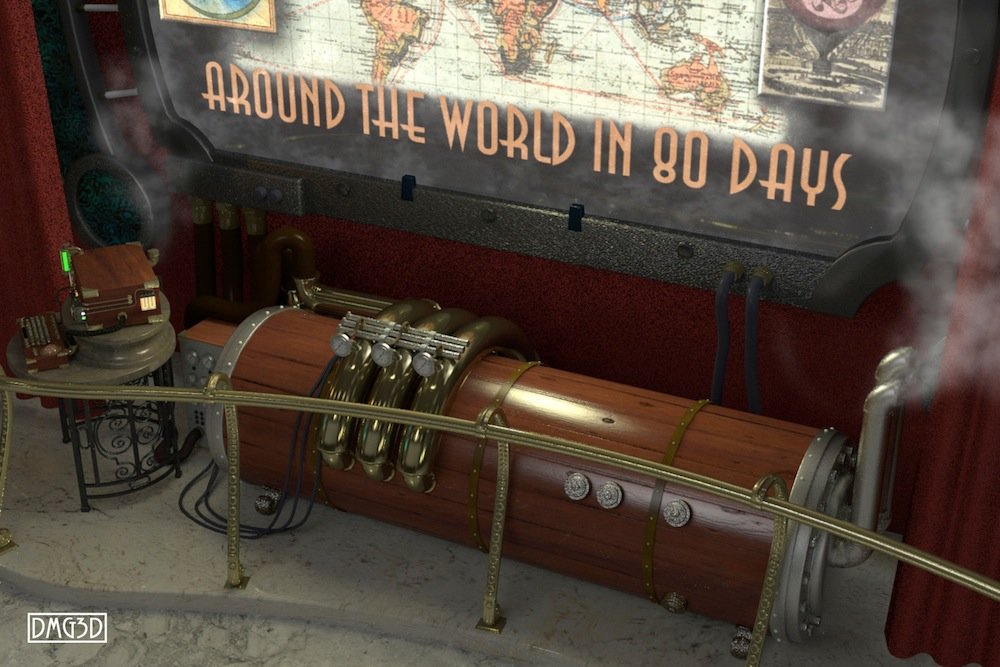 ArtStation - MODO Steampunk Trade Show