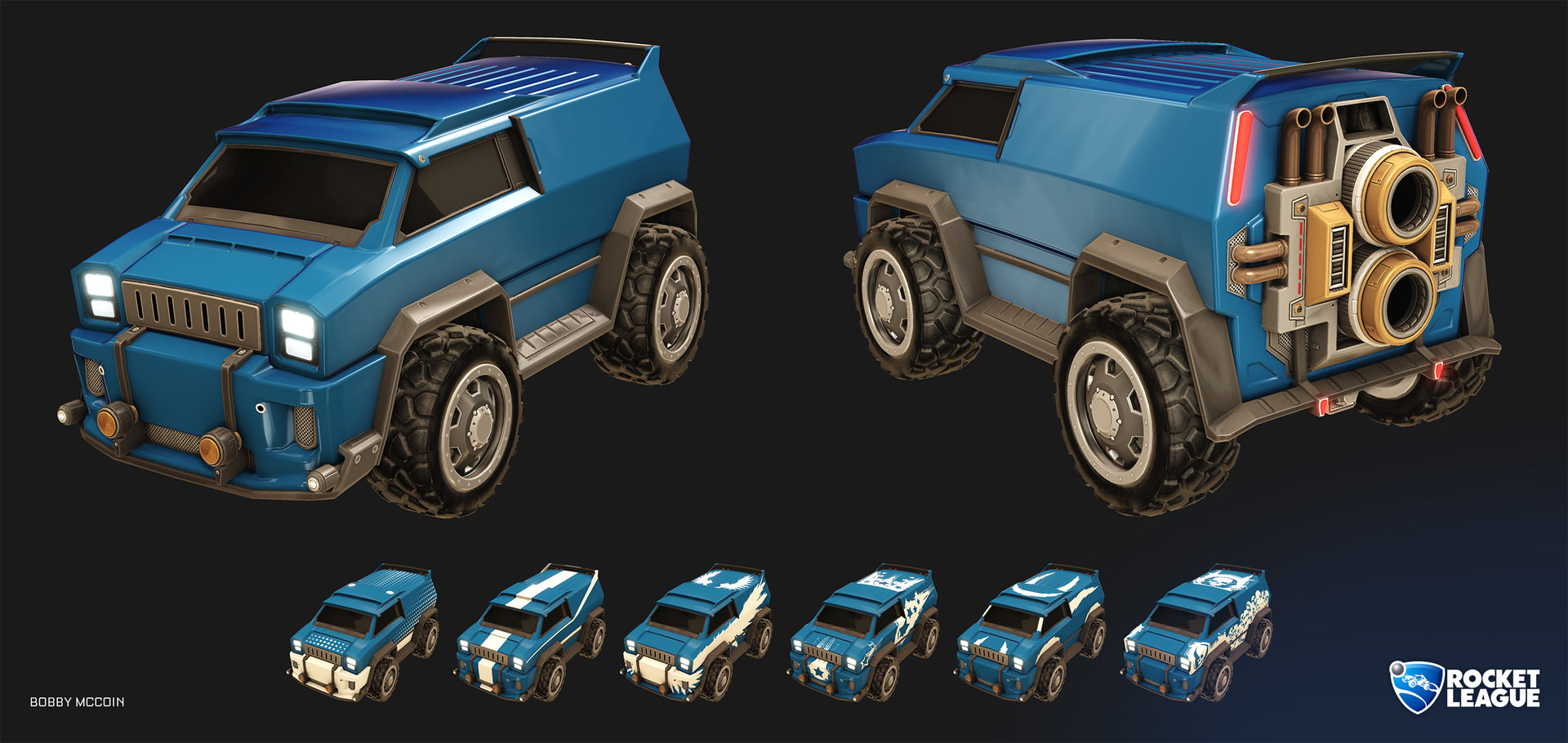 ArtStation - Rocket League - Merc