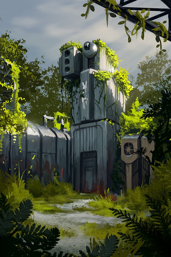 ArtStation - Overgrown Installation