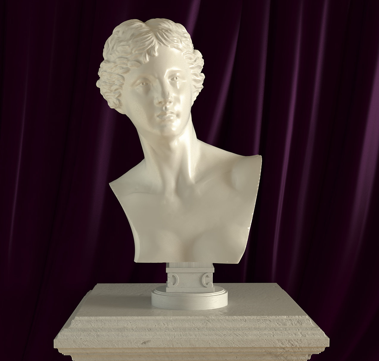 ArtStation - Female Bust