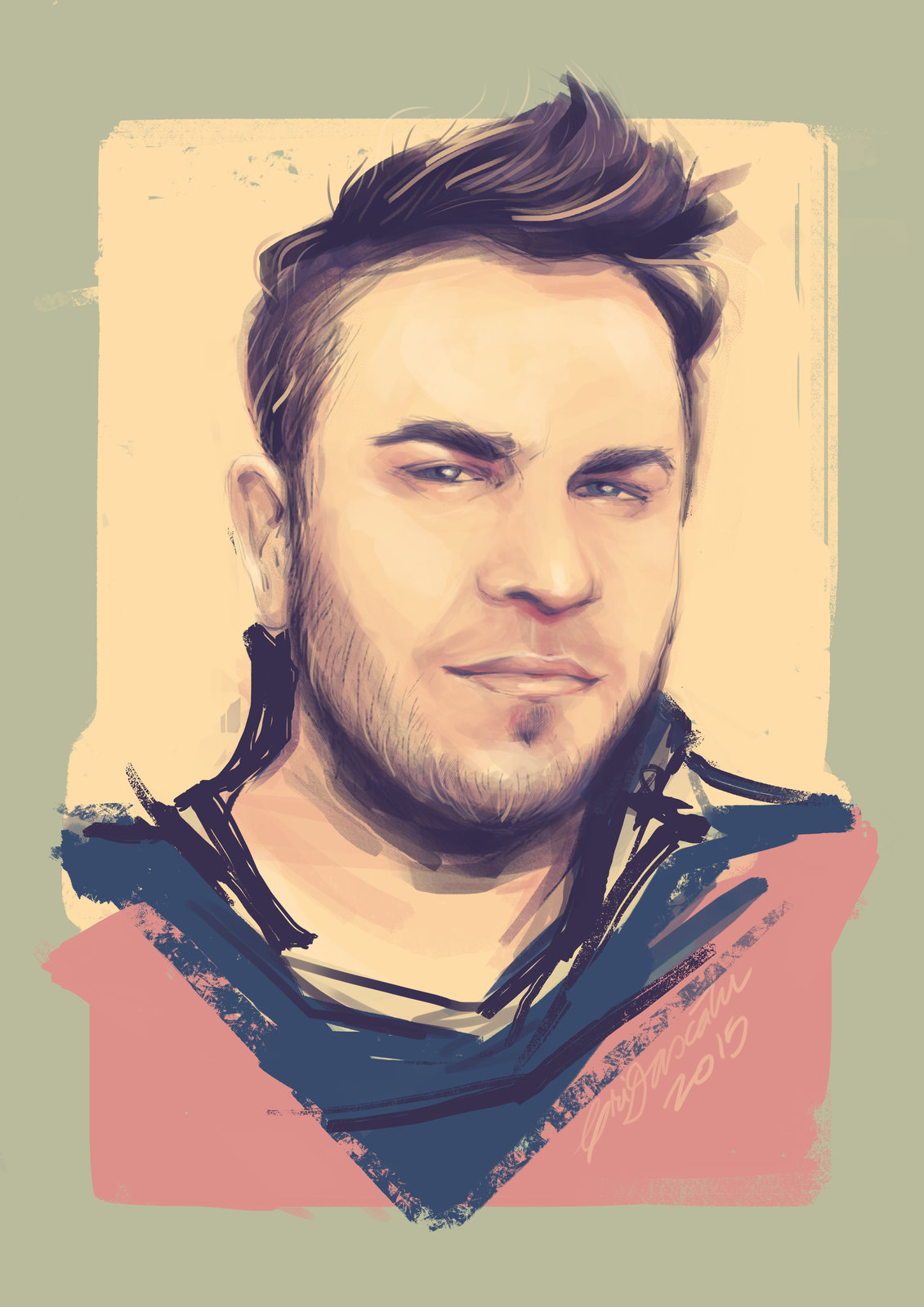 Cristina-Maria Dascalu - hipster portait