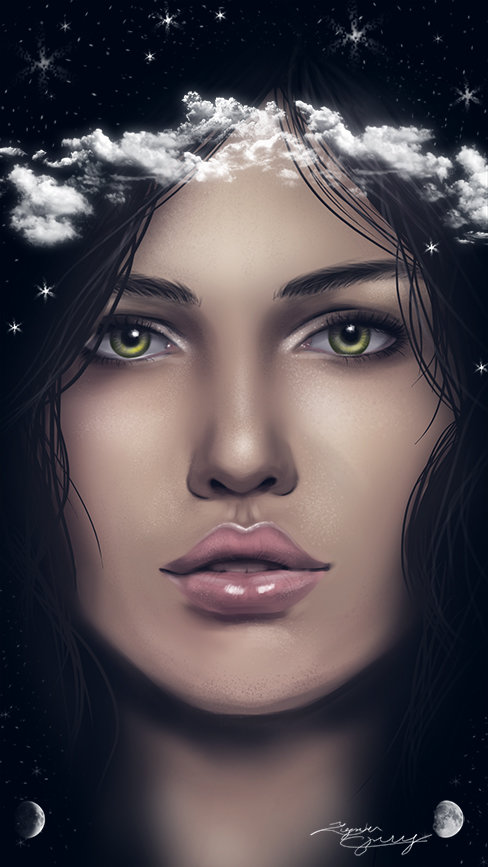 ArtStation - The Cloud Goddess