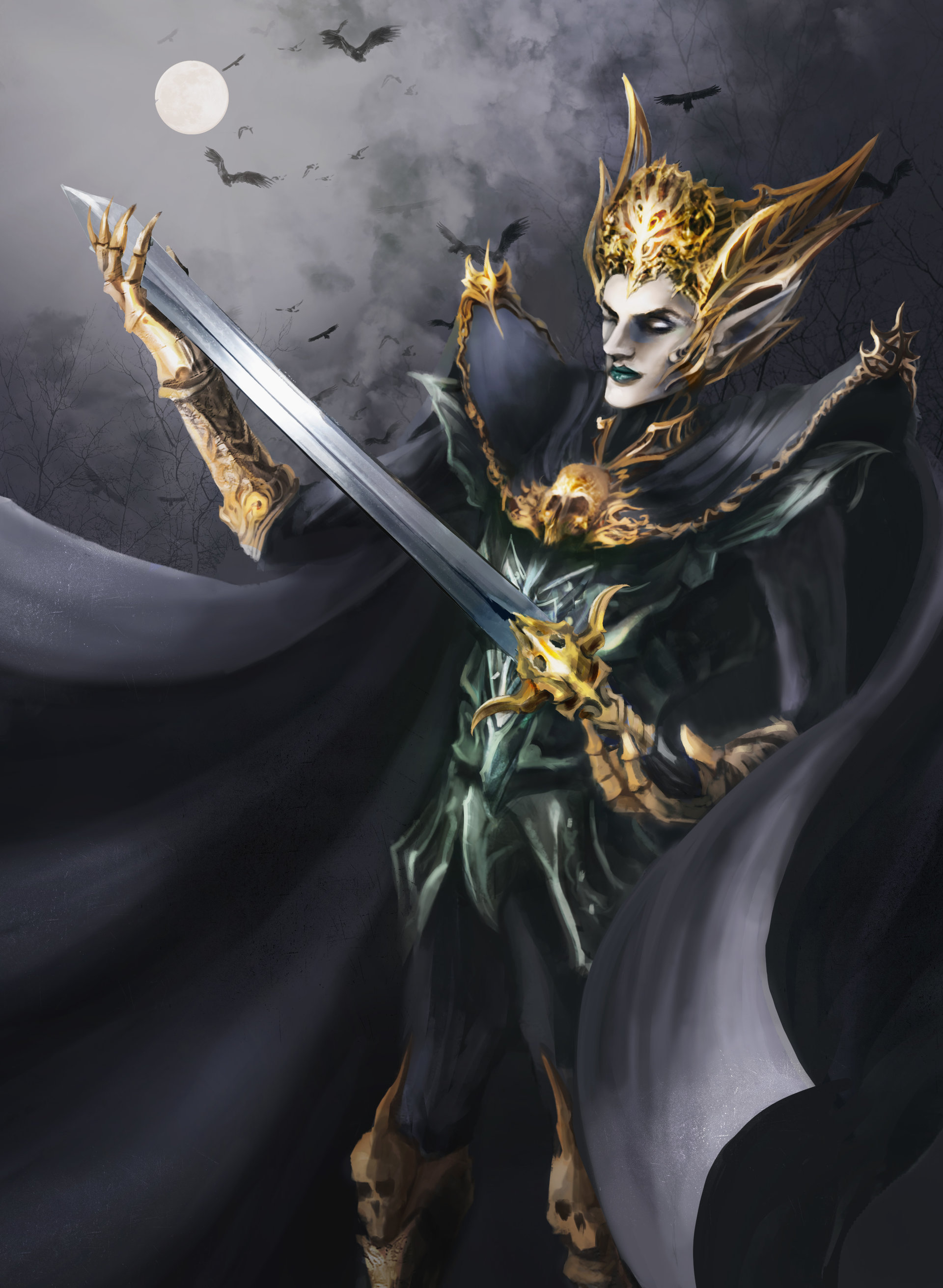 ArtStation - Dark elf