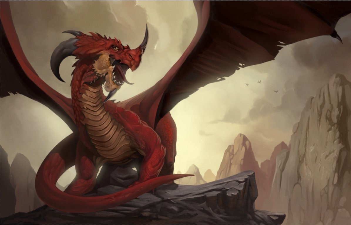ArtStation - Red dragon