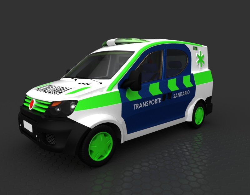 ArtStation - Ambulance Design - University project