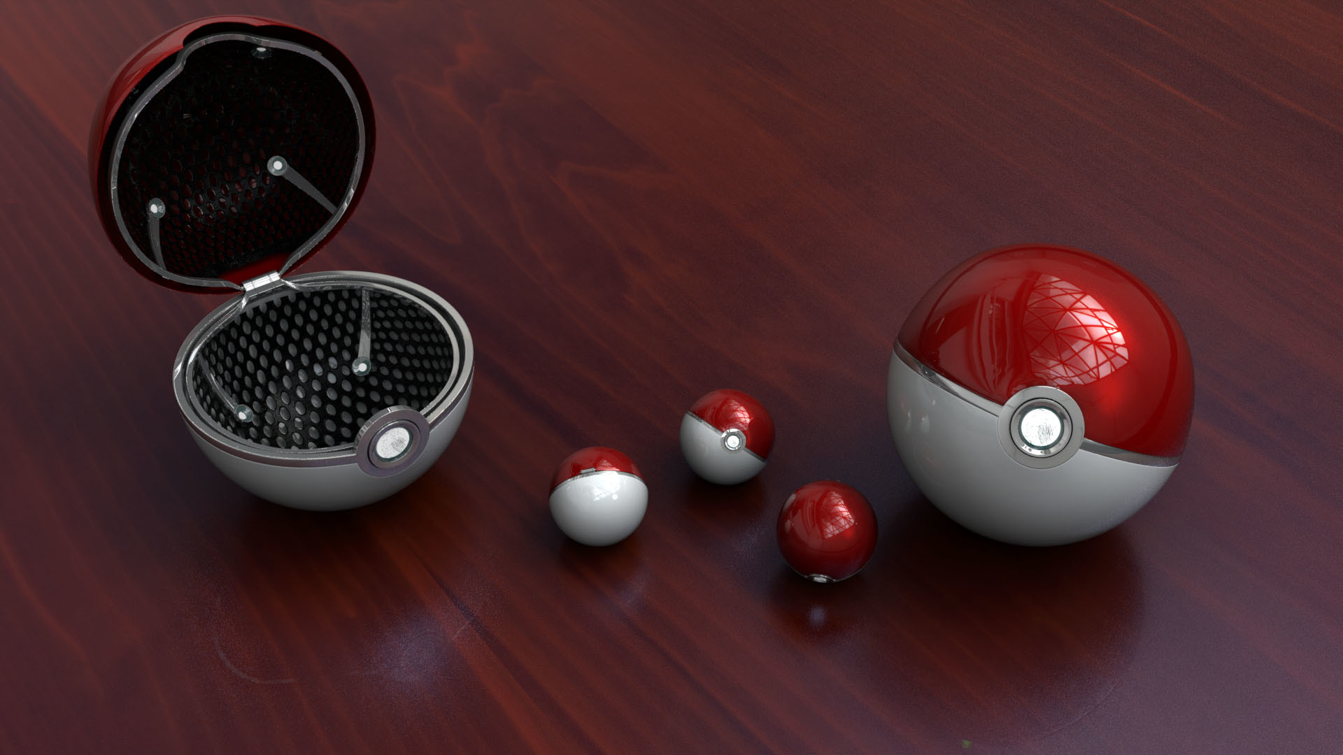 Real Life Open Pokeball