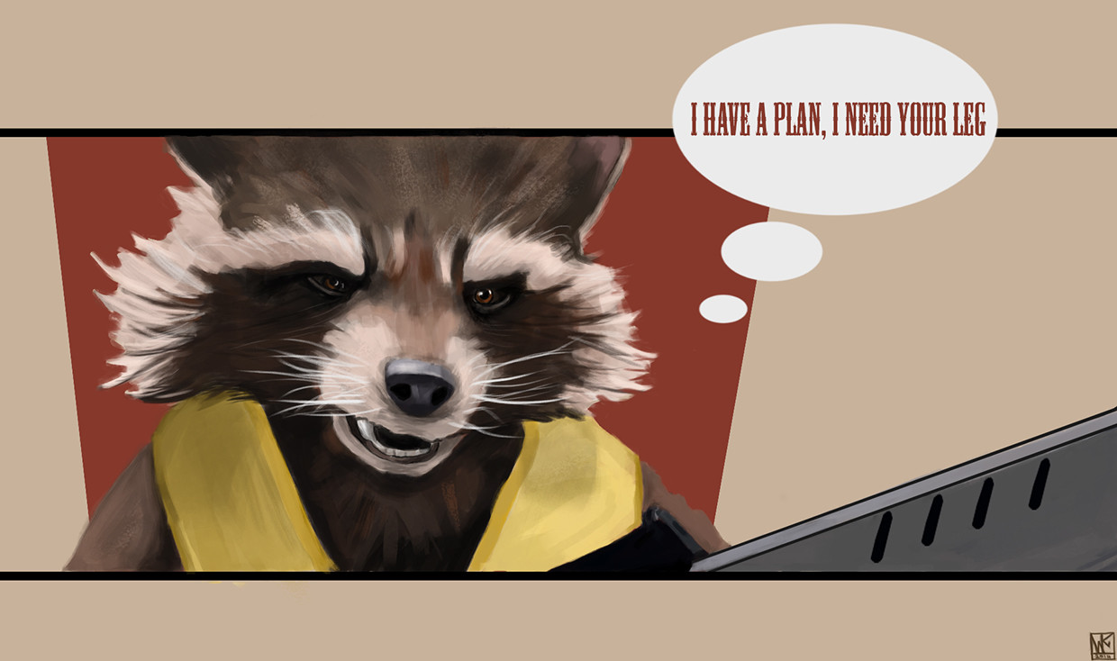 ArtStation - Rocket Raccoon