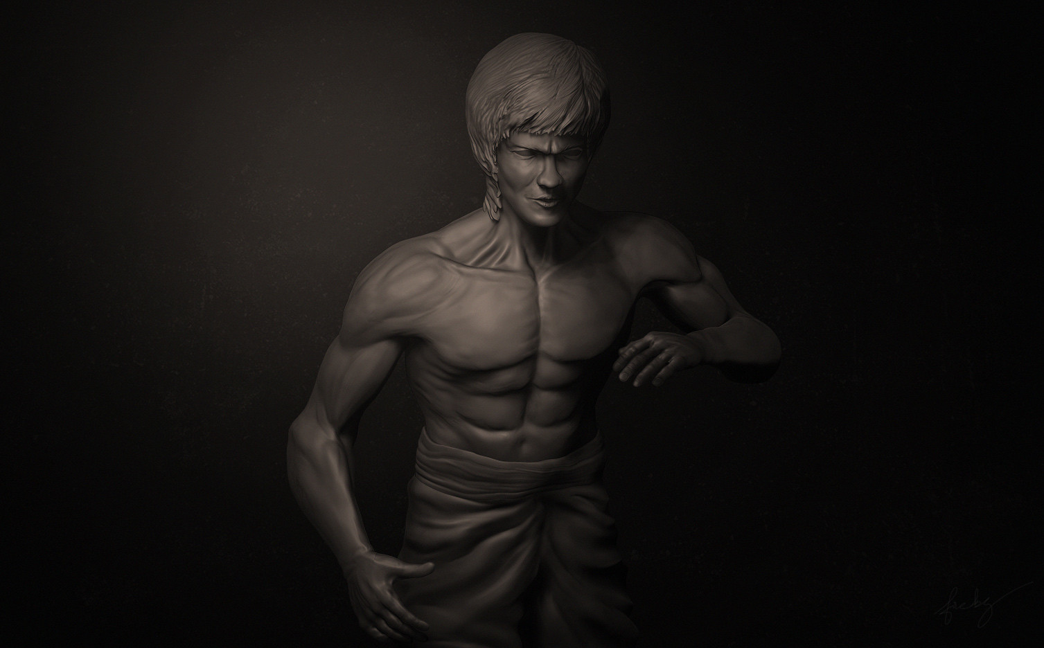 bruce lee stl