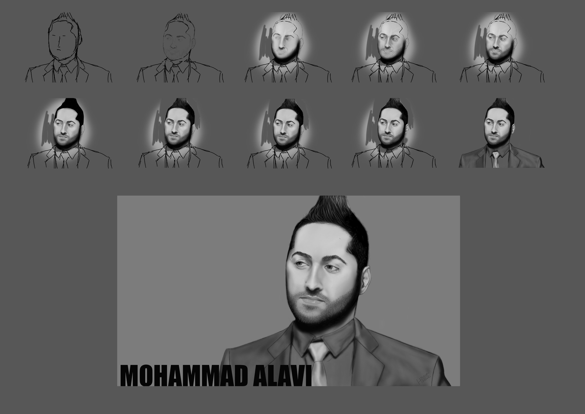ArtStation - Making of Mohammad Alavi!