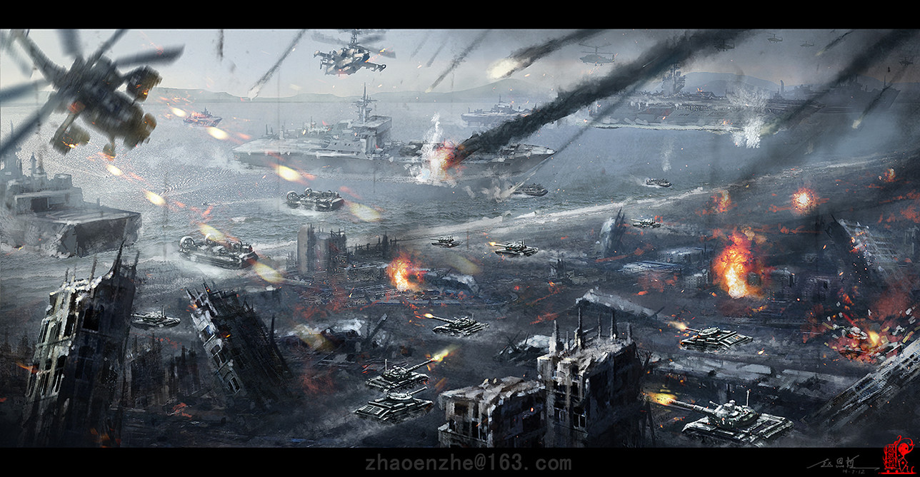 Modern War Concept Art