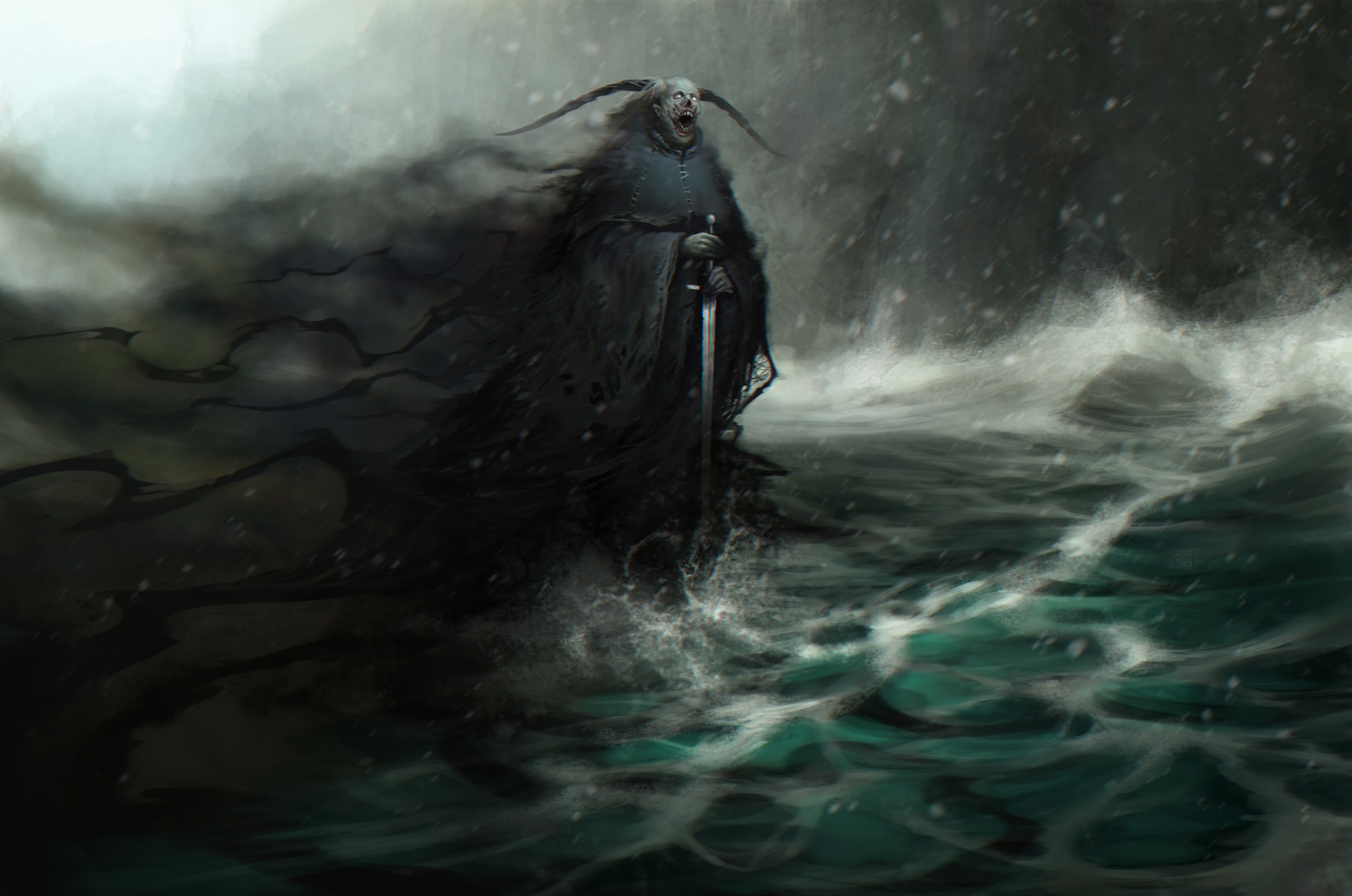Storm God by Dmitry Solonin : r/ImaginaryMonsters