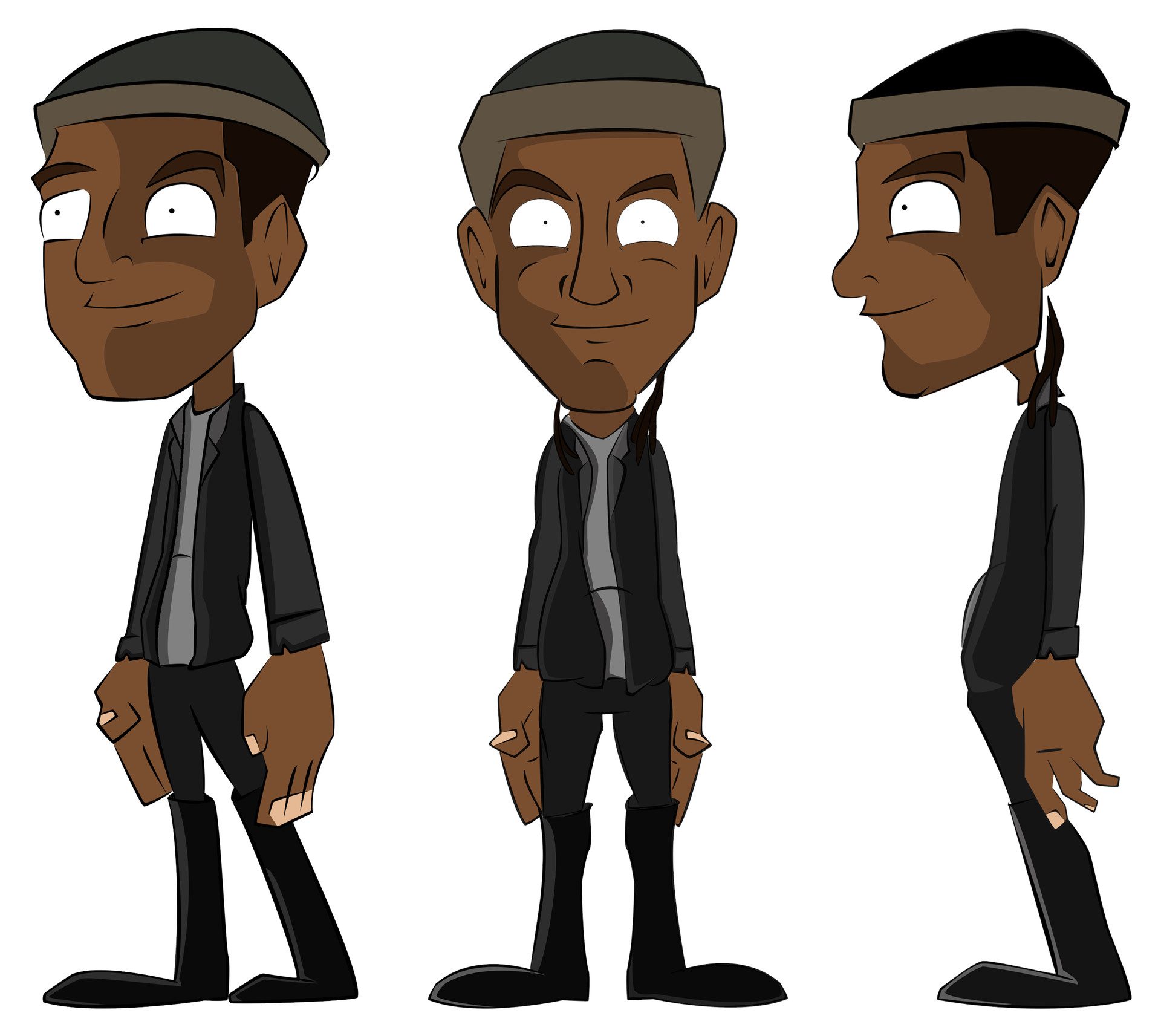 Tom Hart - Red Dwarf Character Turnarounds