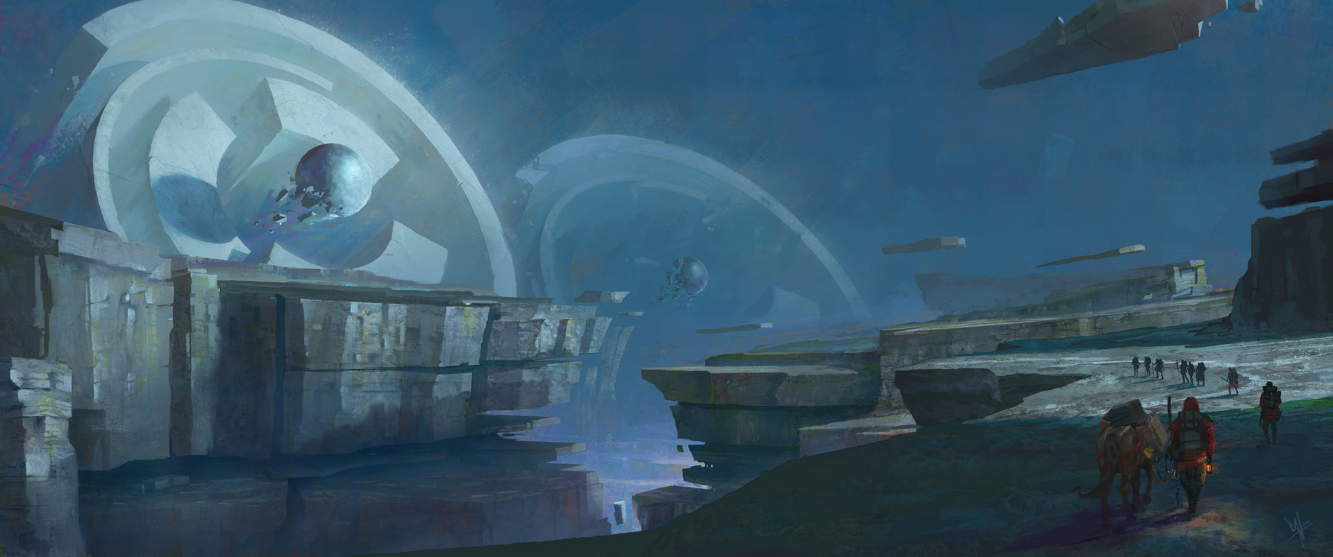 ArtStation - Moonlight Trek