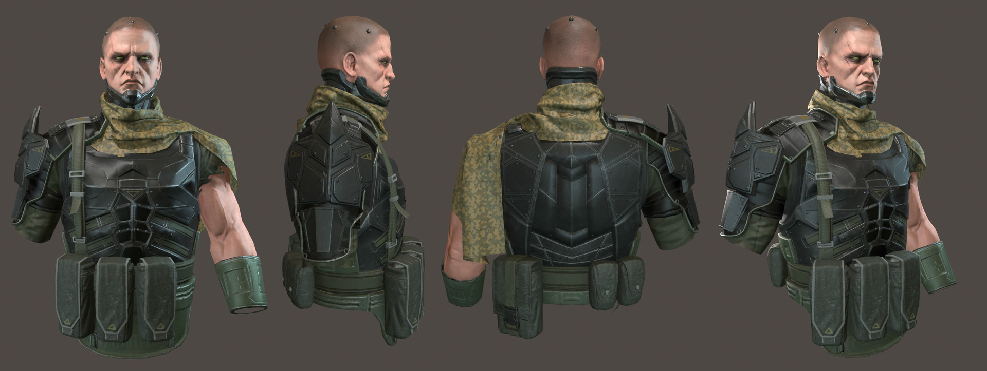 ArtStation - Military Guy 01 - practice