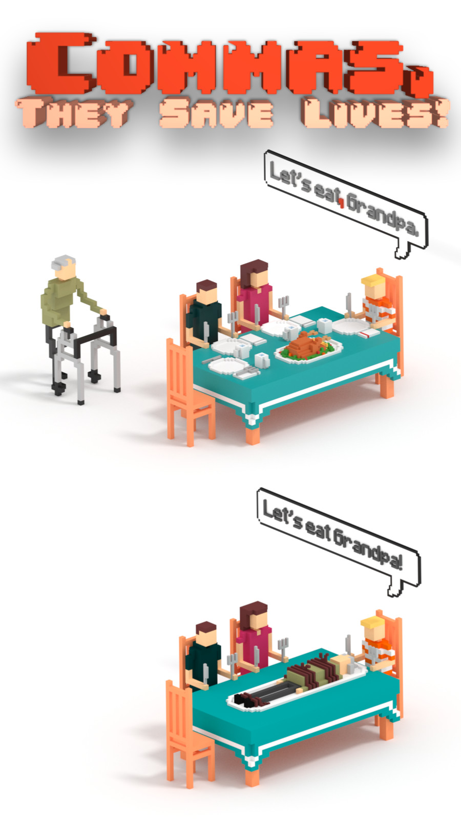 ArtStation - Commas Save Lives