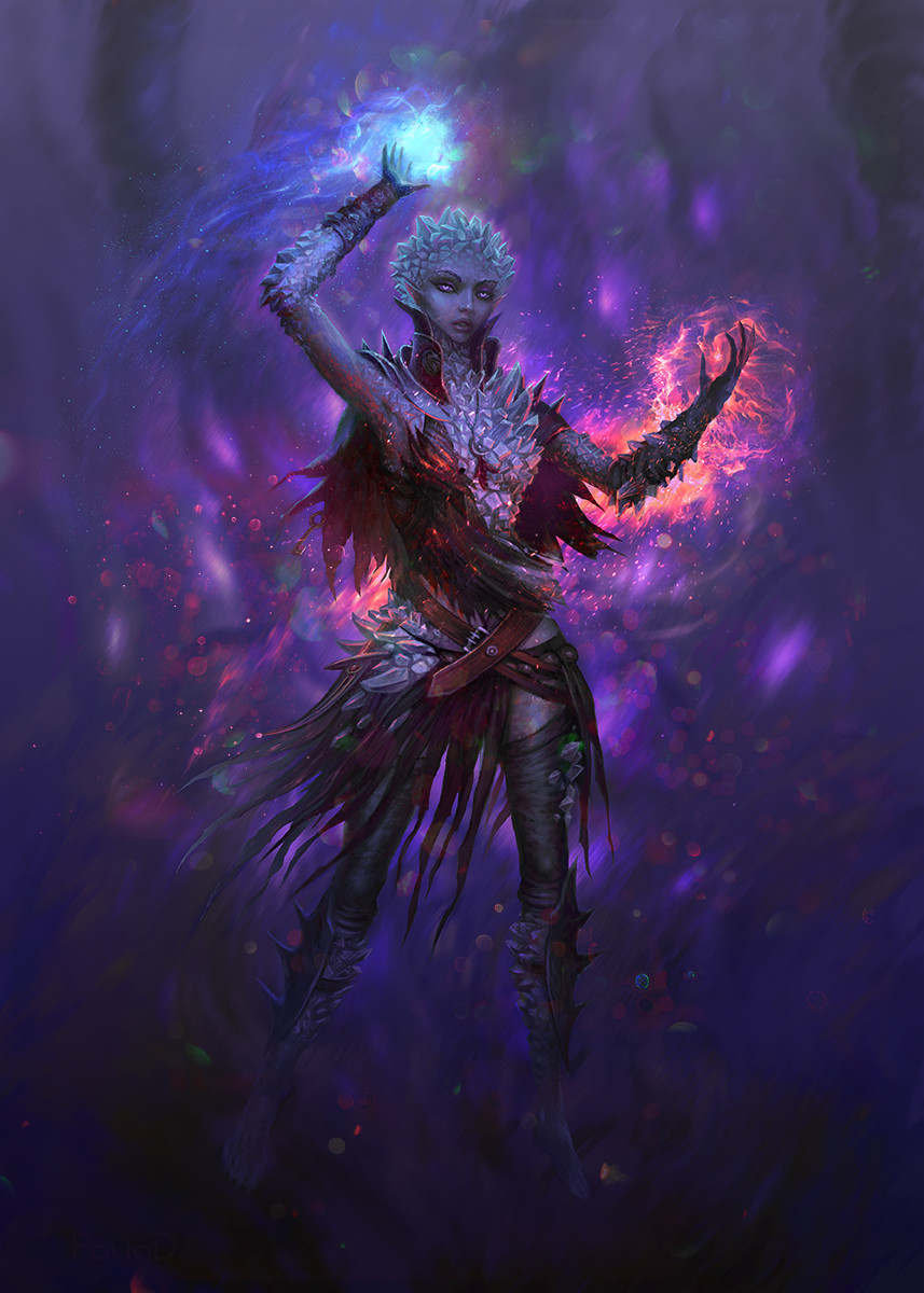 Art - Orchid Spellweaver