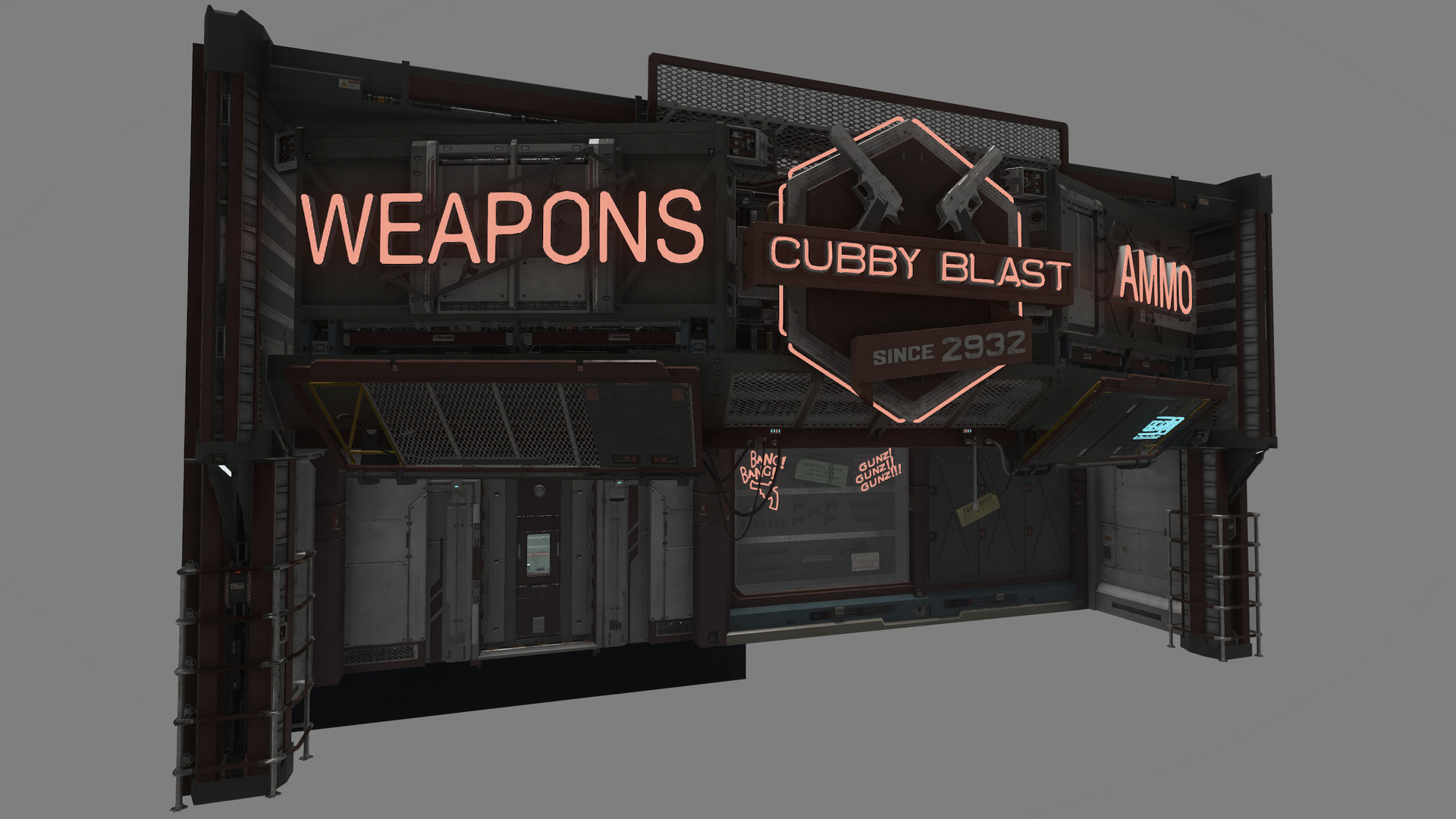 Emre Switzer - Star Citizen Lighting: Store Fronts