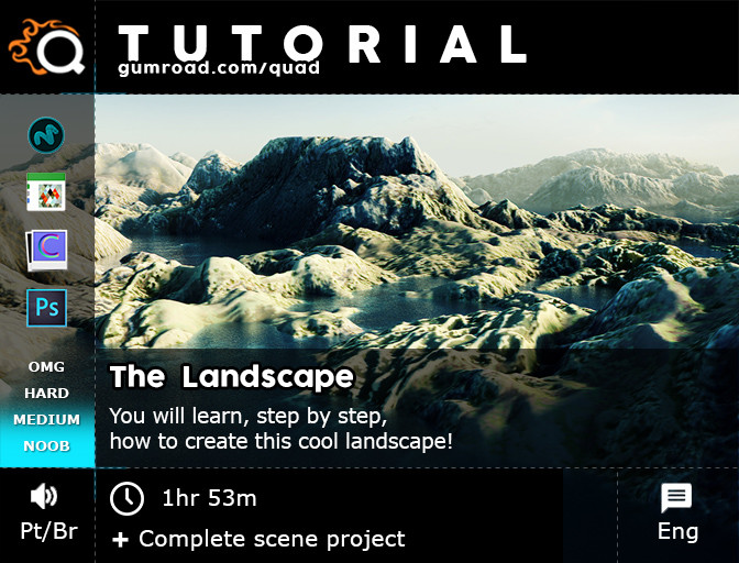 ArtStation - Tutorial - create a landscape with Modo